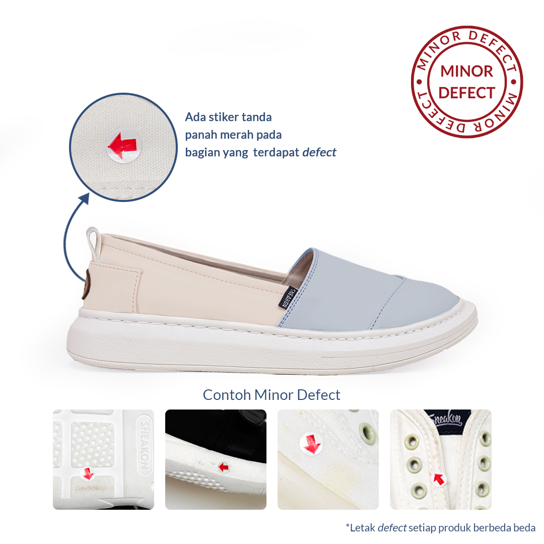 [Minor Defect] Sneakon Alfa Lux Ivory Blue - Women